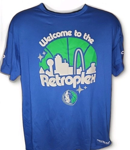 Vintage 2022 Dallas Mavericks Men's Blue Promo Retroplex T Shirt Size ...