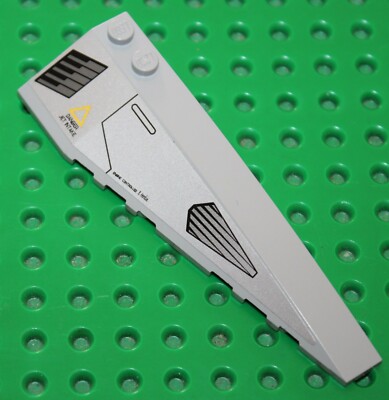 Lego Wedge Right with Jet Intake and Exhaust Ports Pattern (Sticker ...
