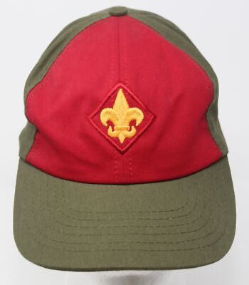 VTG BSA Uniform Boy Scouts Official Twill Snapback Cap Size S/M Hat ...