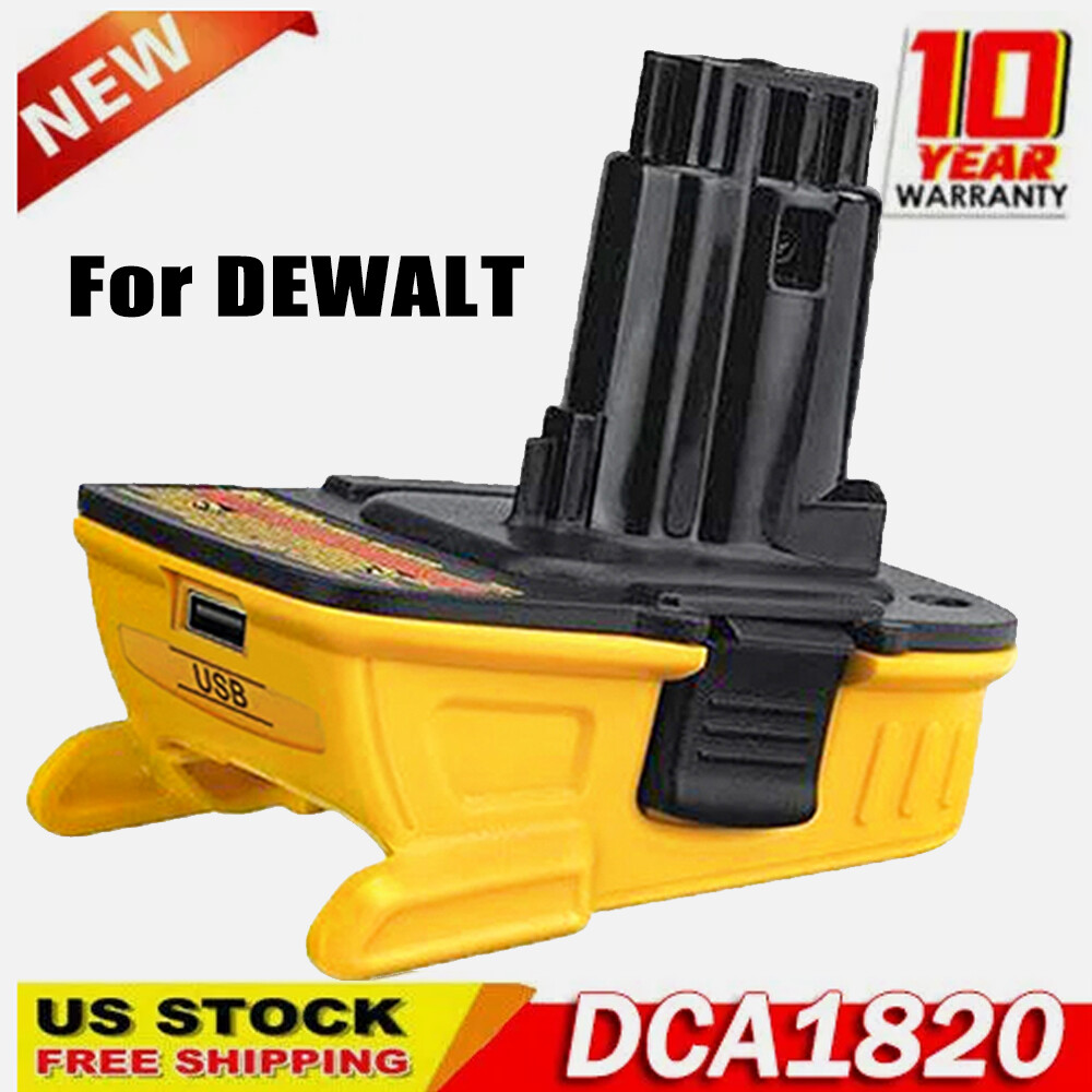 DEWALT DCA1820 20V Battery Adapter - Black/Yellow for sale online | eBay