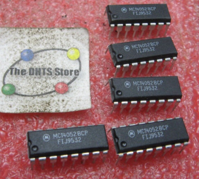 MC14052BCP Motorola IC CMOS Analog Multiplexer MUX 4052 - NOS Qty 5 | eBay