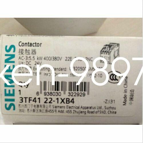Siemens 1pc 3tf4122-1xb4 3tf41 22-1xb4 Contactor for sale online | eBay