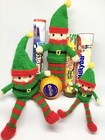 KNITTING PATTERN 301: Christmas Elf Smartie tube bags +chocolate orange ...