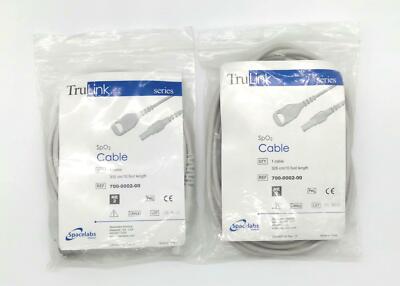 SpaceLabs 700-0002-00 TruLink SpO2 Cable 10' - Lot of 2 - NEW | eBay
