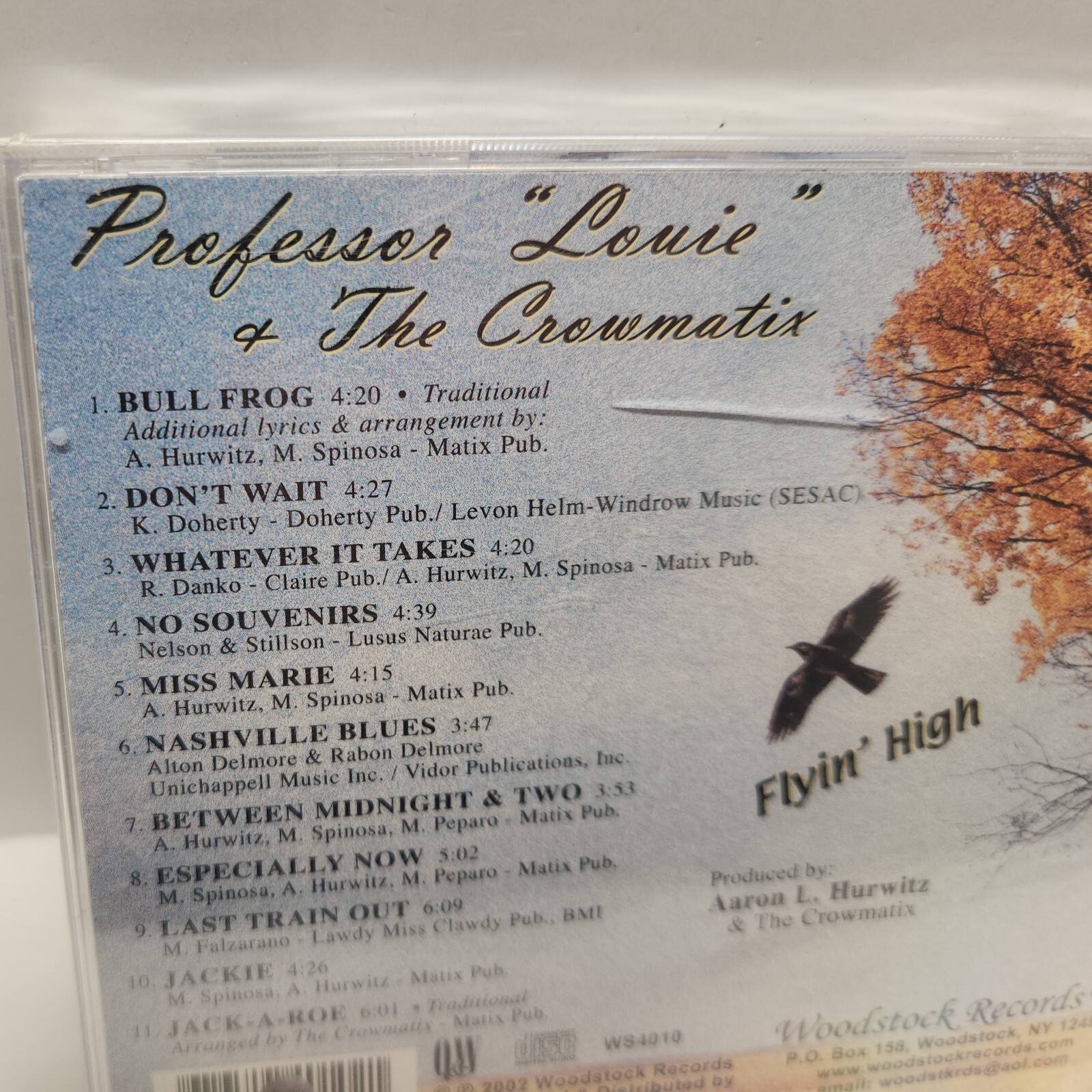 Flyin' High by Professor Louie (Aaron Hurwitz) (CD, 2002, Woodstock ...