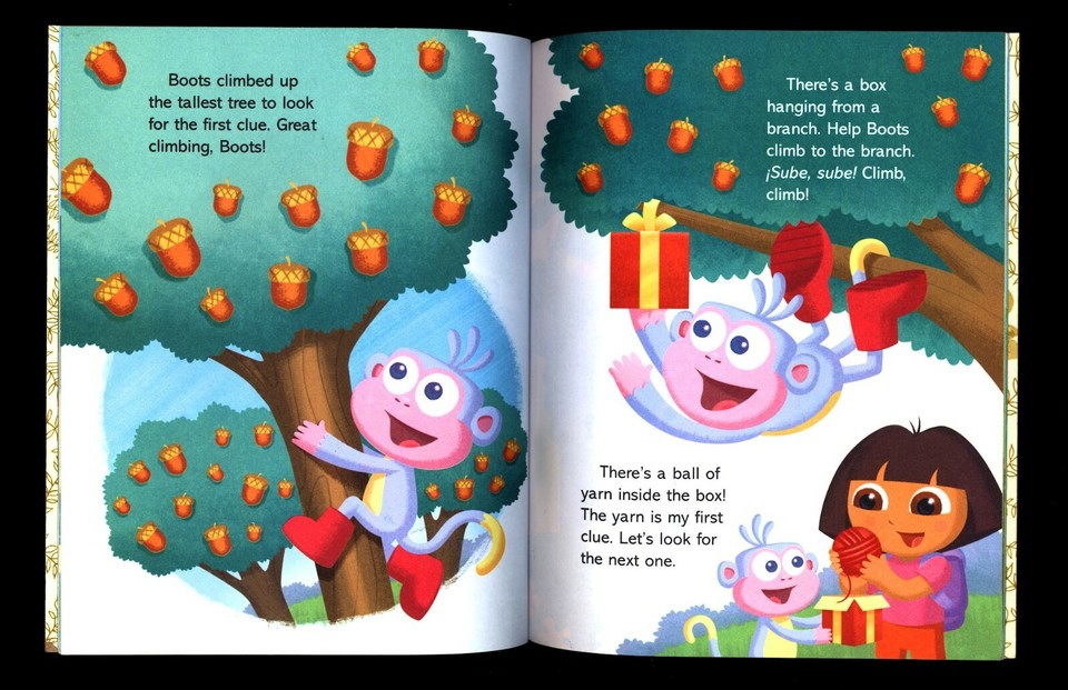"Dora's Birthday" " NIckelodeon's Dora The Explorer Little Golden Book ...