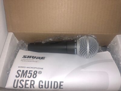 Shure SM58S Cardioid Dynamic Vocal Microphone Microphone On/Off Switch ...