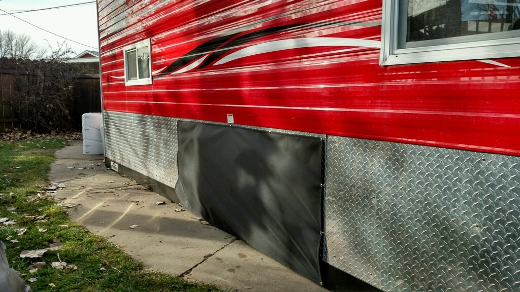 Ice Castle Fish House Covers Ice Castle Fish House RV Wheel Well Skirt