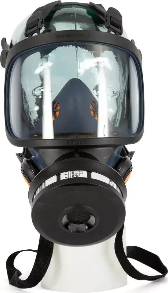 Sundstrom SR200 Face Mask Respirator rubber harness (no box, no filter ...