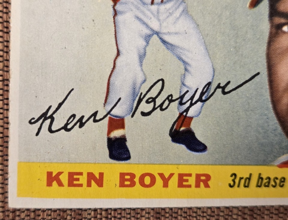 1955 Topps #125 Ken Boyer St. Louis Cardinals Original Rookie Baseball ...