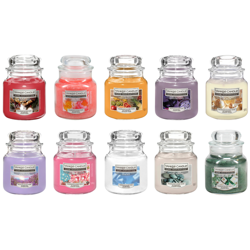 Yankee Candle Small Jar Scented Candles Home Room Freshener Fragrance ...