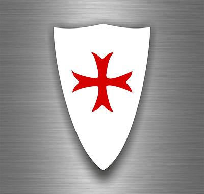Sticker Order Of Malta Templar Crusader Flag Crusades E | eBay