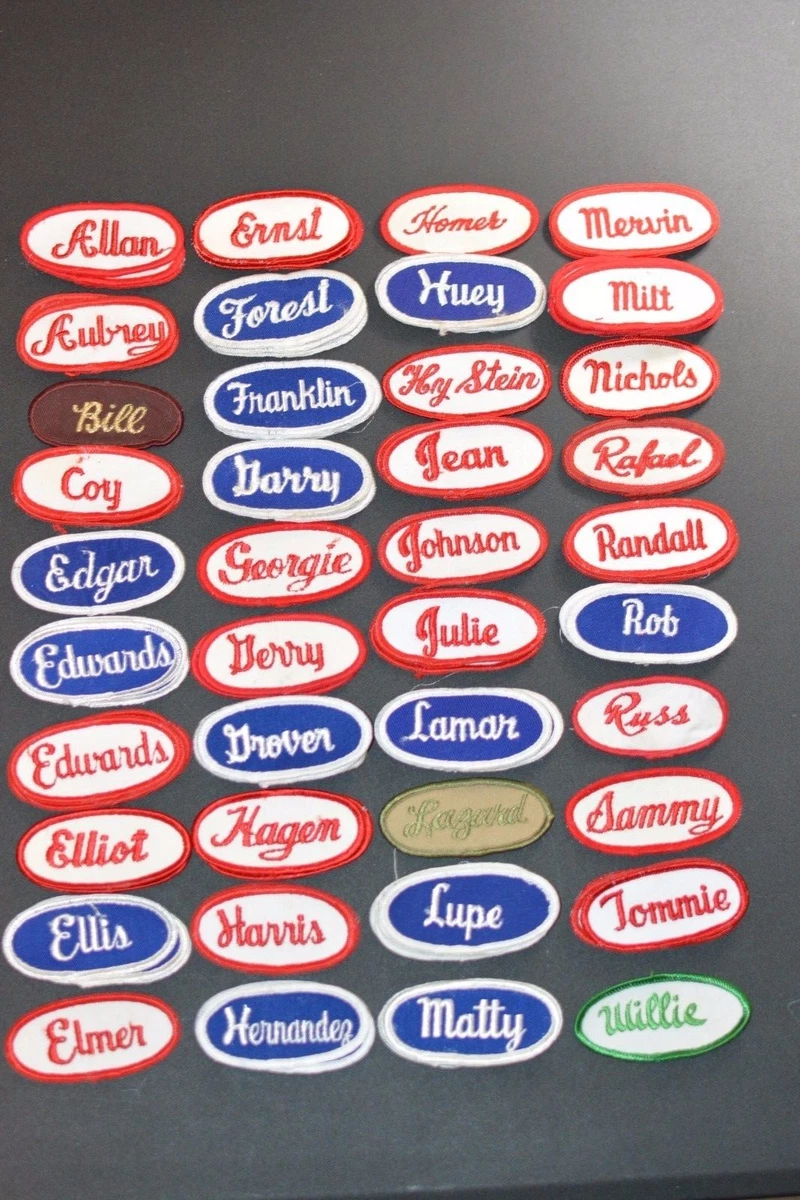 Uniform Name Tag Patches