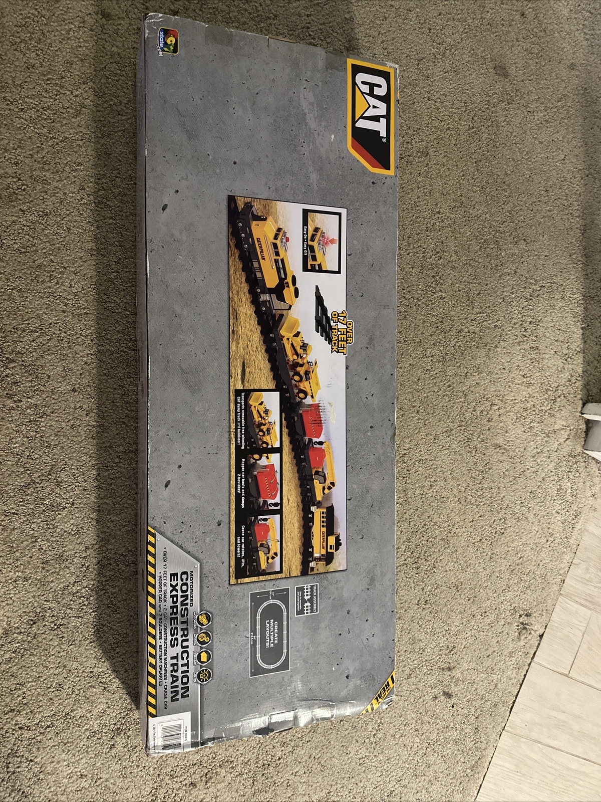 Cat Motorized Construction Express Train Caterpillar 2014 Toy State for sale online | eBay