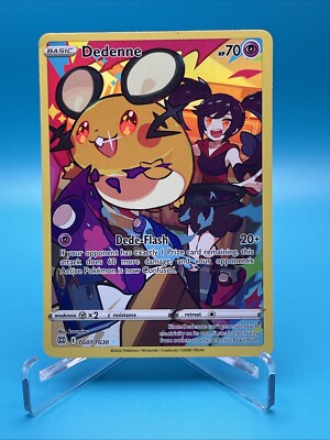 Dedenne TG07/TG30 Brilliant Stars Trainer Gallery NM Ultra Rare Pokemon ...