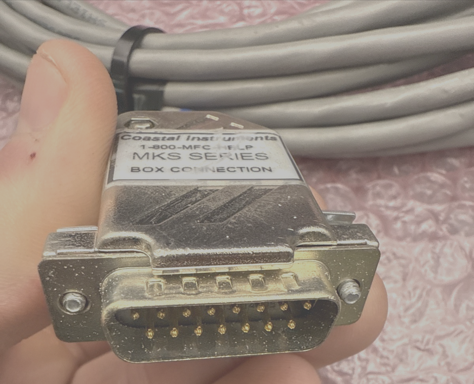 MKS Controller Cable 25ft Right Angle 15-PIN (OEM) *NEW OLD STOCK* | eBay