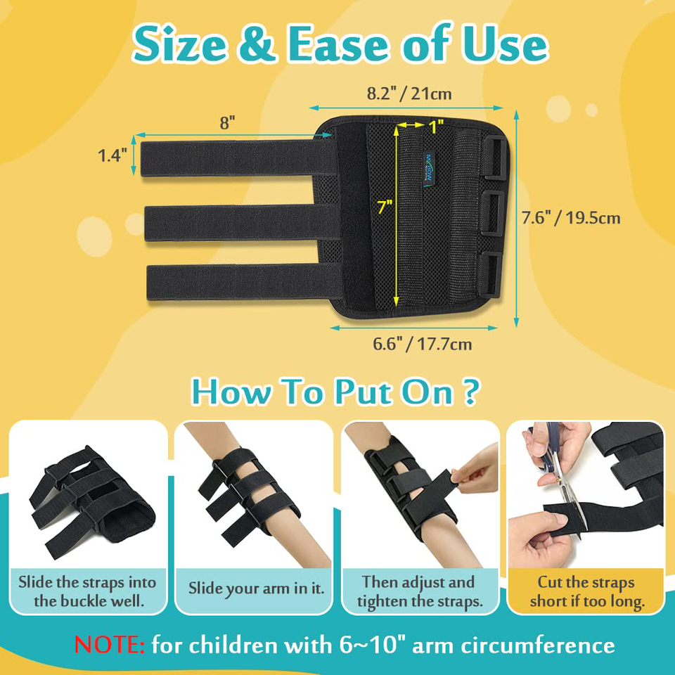 Pediatric Elbow Brace Splint Child Kids Arm Immobilizer Cubital Tunnel ...