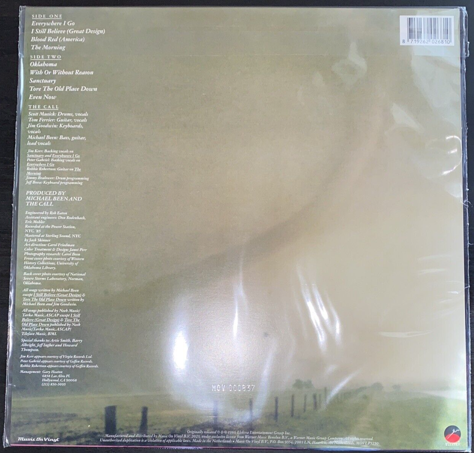THE CALL RECONCILED PURPLE VINYL LP LIMITED 180G IMPORT SEALED MINT ...