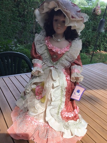 goldenvale Porcelain doll 1-2000 With Tag Certificate 21 Inches Tall ...