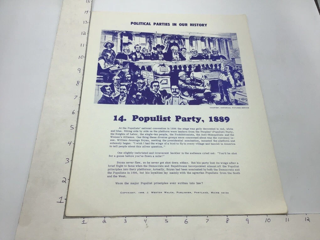 Populist Party Poster