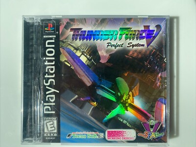 Thunder Force V: Perfect System (Sony Playstation 1 PS1) Black Label ...