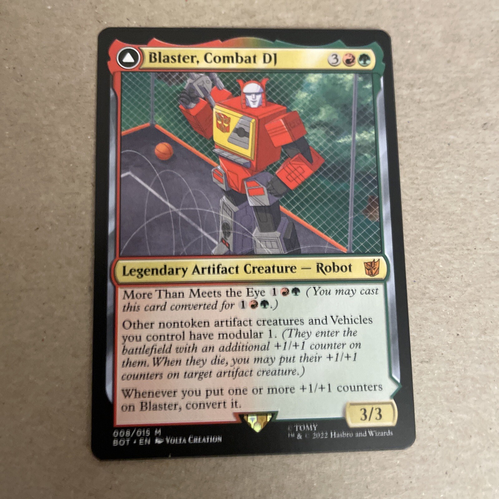 Blaster, Combat DJ // Blaster, Morale Booster BOT NM MTG | eBay