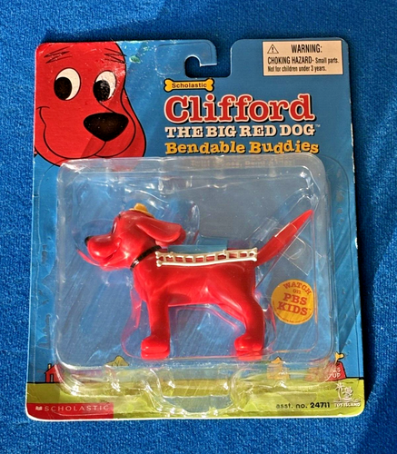 Clifford The Big Red Dog Bendable Buddies Twist & Pose, Bend & Play ...
