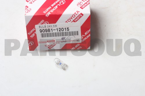9098112015 Genuine Toyota BULB (FOR FRONT TURN SIGNAL LAMP) 90981-12015 ...