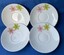 4 Pc.SPAL Porcelanas Floral Saucers Made In Portugal Rare | eBay
