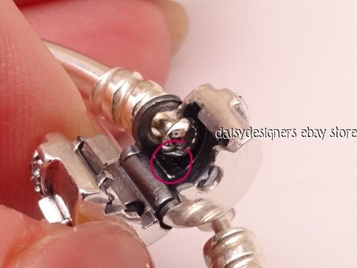 NEW Pandora Shooting Star Silver Bangle Bracelet 582734C01 17 6.7 ...