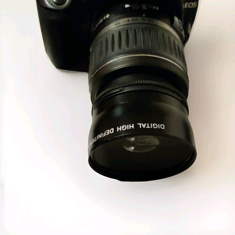 Super Wide Angle Lens Adapter Filter 0.45x For Canon 4000D 600D 2000D ...