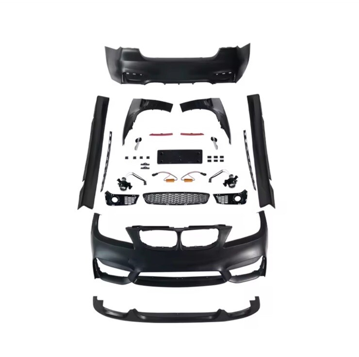 E90 M4 Style Front Rear Bumper Assembly Bodykit For BMW 3 Series 2009 ...