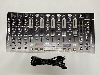 BEHRINGER VMX1000USB PRO MIXER 7-CHANNEL DJ MIXER VMX 1000 USB - READ ...