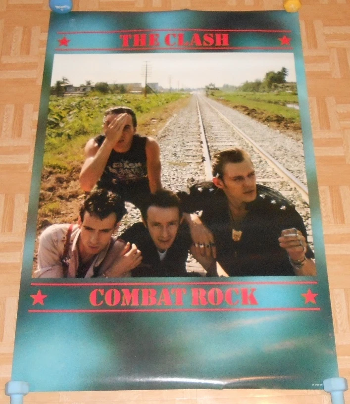 The Clash Combat Rock Poster