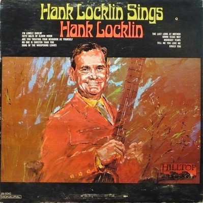 Hank Locklin, Hank Locklin Sings Hank Locklin, (LP, Mono), VG ...