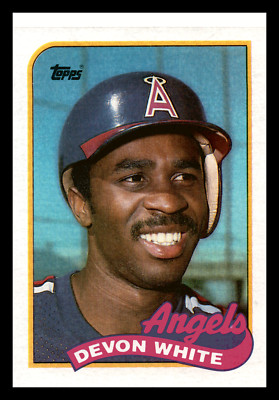 1989 Topps Devon White #602 NM-MINT California Angels | eBay