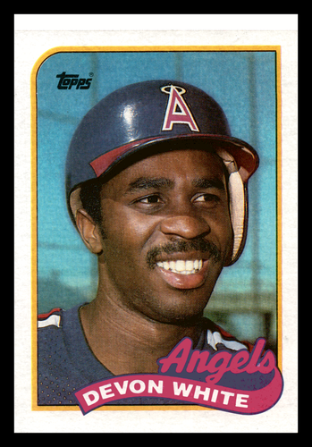 1989 Topps Devon White #602 NM-MINT California Angels | eBay