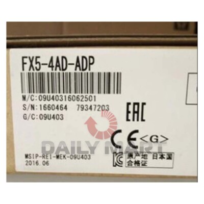 New In Box MITSUBISHI FX5-4AD-ADP PLC Analog Module | eBay