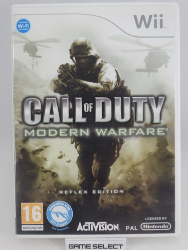 Call of Duty Modern Warfare Reflex Edition COD Fps Nintendo Wii Pal ...