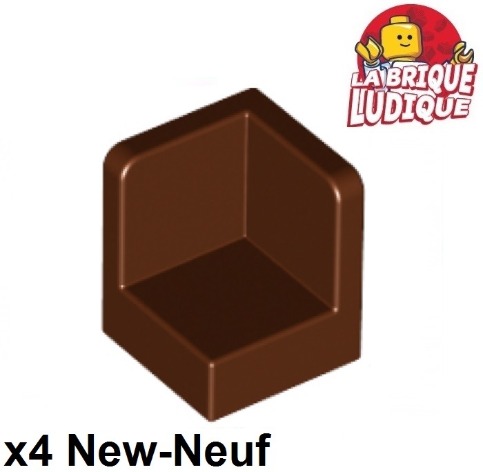 Lego 4x Panel 1x1x1 Corner Brown/Reddish Brown 6231 New | eBay