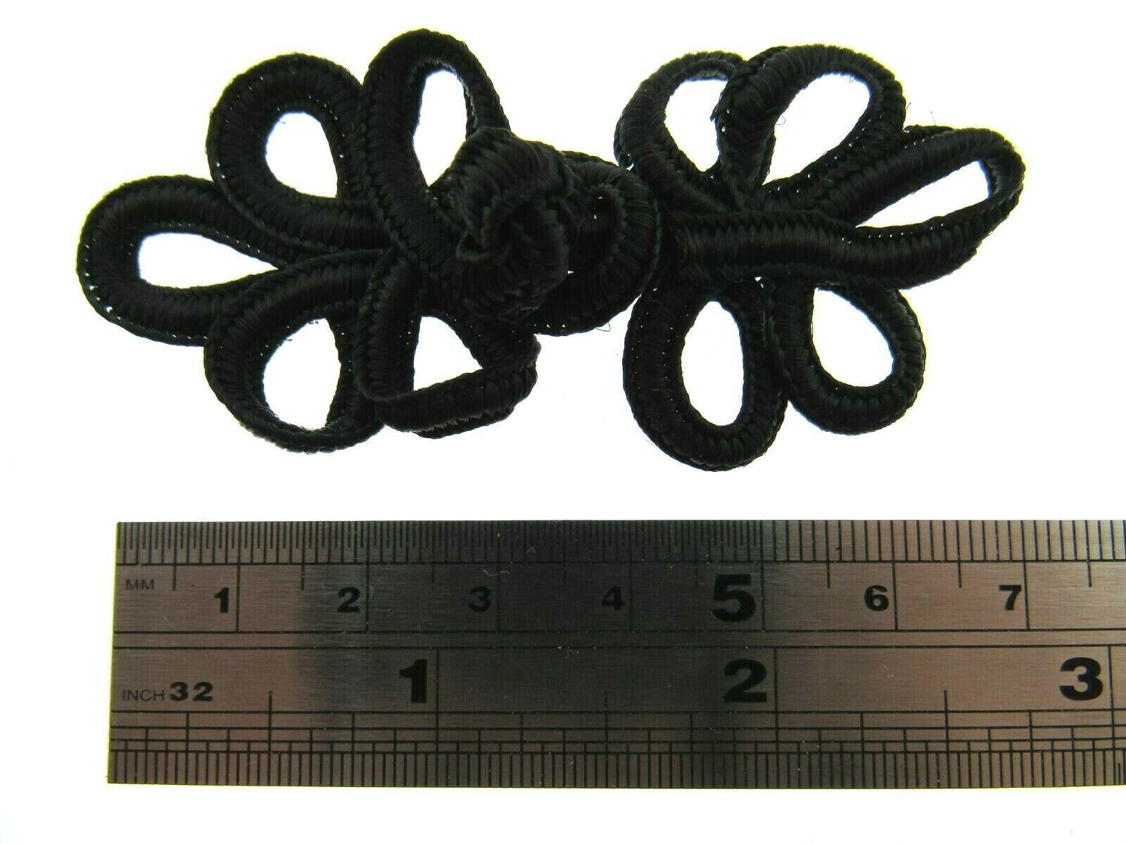 Frog Fasteners and Button Closures - Choose From Various Colours ...