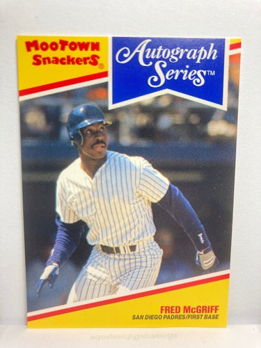 1992 Mootown Snackers Signature Series *U Pick* Baseball(Brett ...