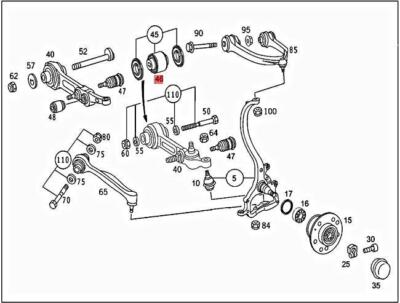 Genuine MERCEDES W220 S-CLASS Bearing 2203333114 | eBay