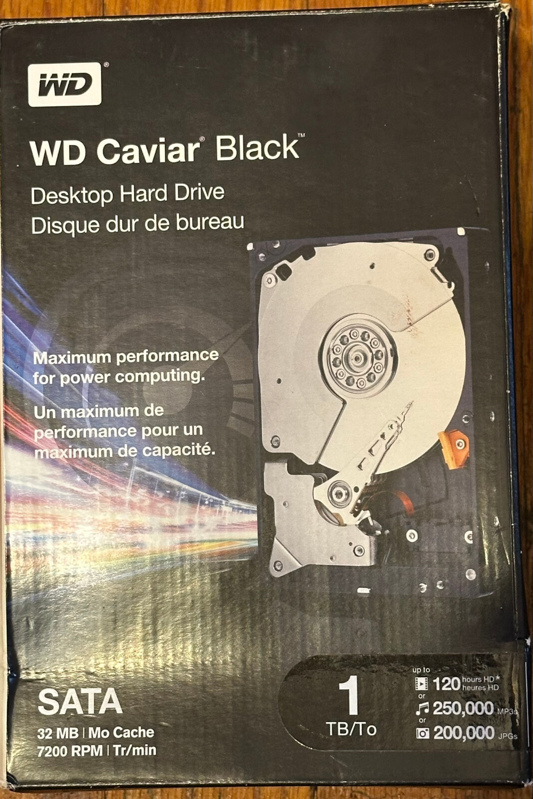 WD Caviar Black 1TB Internal 7200RPM 3.5" (WD1002FAEX) HDD **NO BOX ...