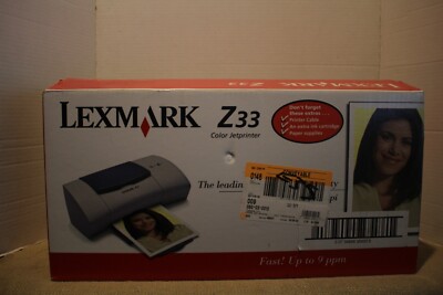Lexmark Z33 Photo Color JetPrinter New in Open Box, Never Used | eBay