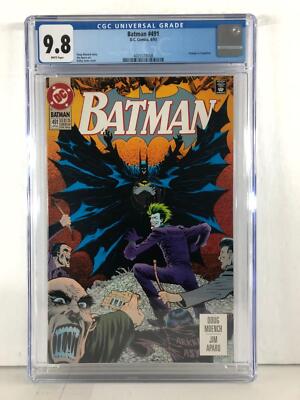 Batman 491 - Knightfall Prelude - Joker Appearance 1993 - CGC Graded 9. ...