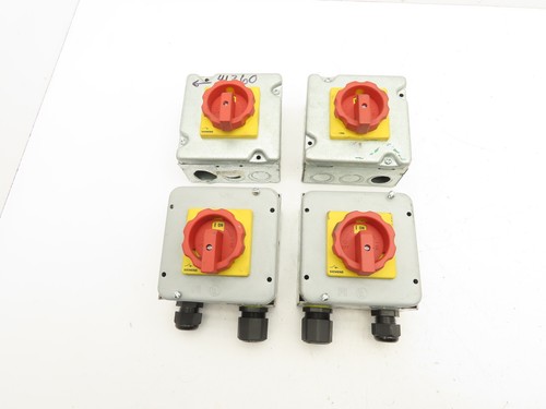 Siemens 3LD2203-OTK53 Rotary Disconnect Switch 2-Gang Steel Outlet Box ...