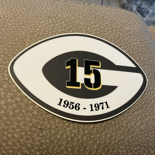 Vintage GREEN BAY PACKERS Sticker G #15 Bart Starr Green Bay Packers, 🏈 ...