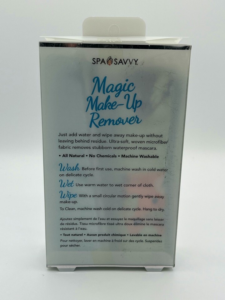 Spa Savvy Magic Face Make-up Remover 2-Pack New | eBay
