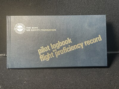 Vintage AOPA Air Safety Foundation 1976 Pilot Log Book, Unused | eBay